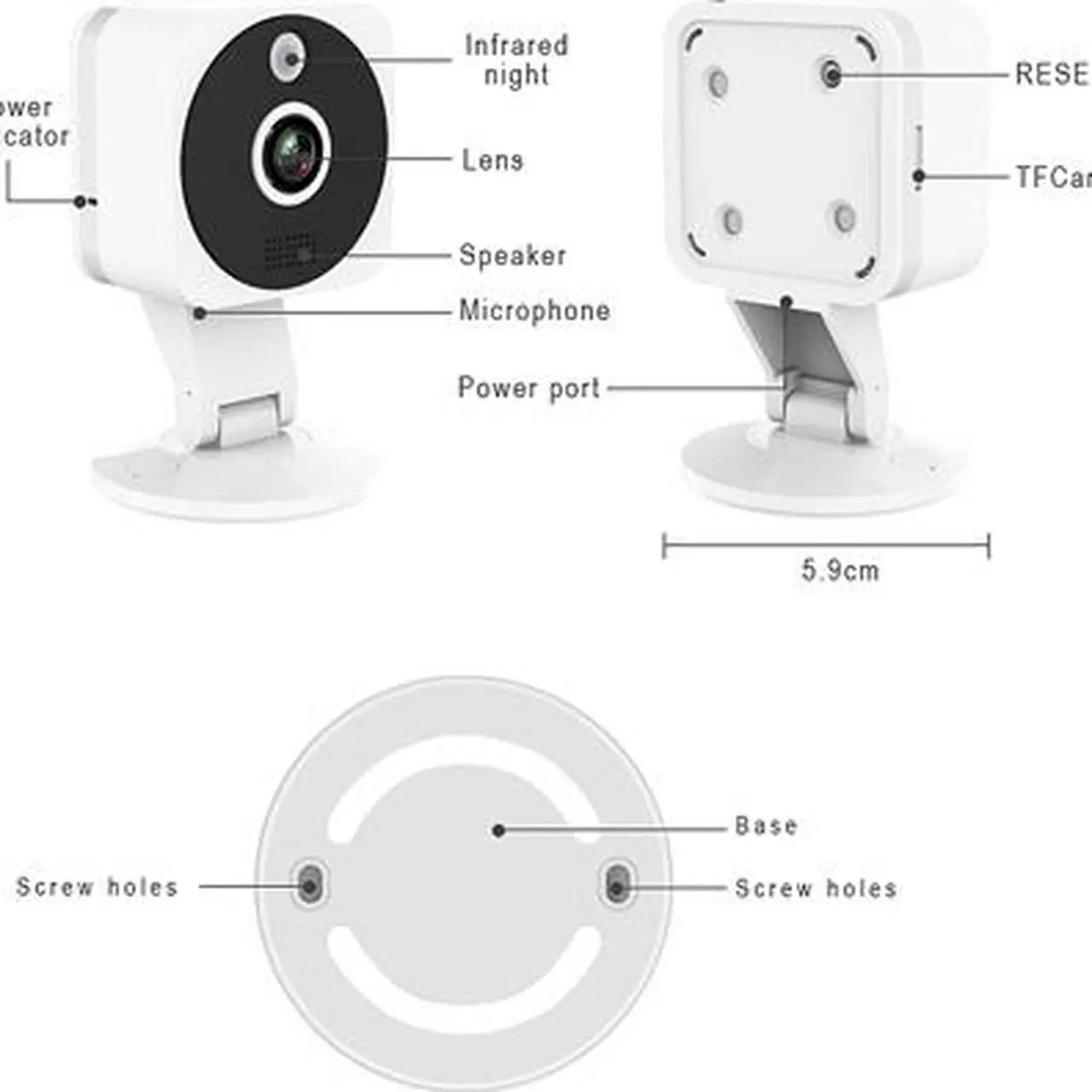 Inland NexHT Security Camera 1080p Full Wireless IP Surveillance System ...