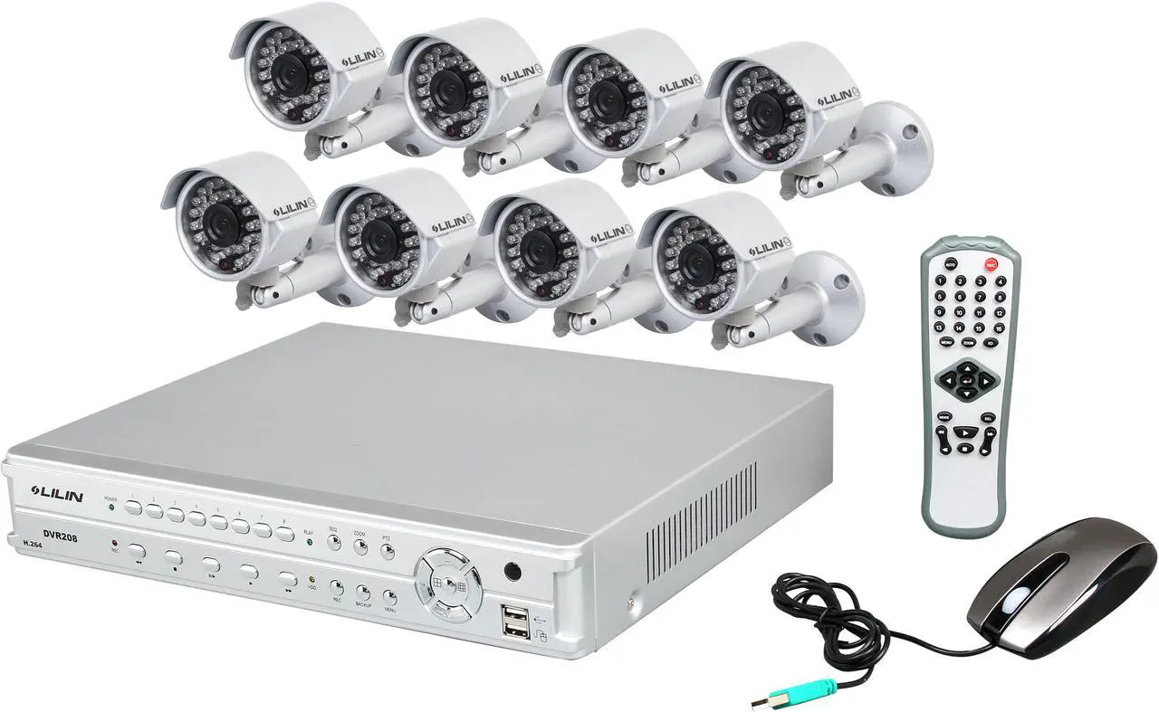 Lilin LHS-DVR208-8KIT 8 Channel Surveillance DVR - Newegg.com