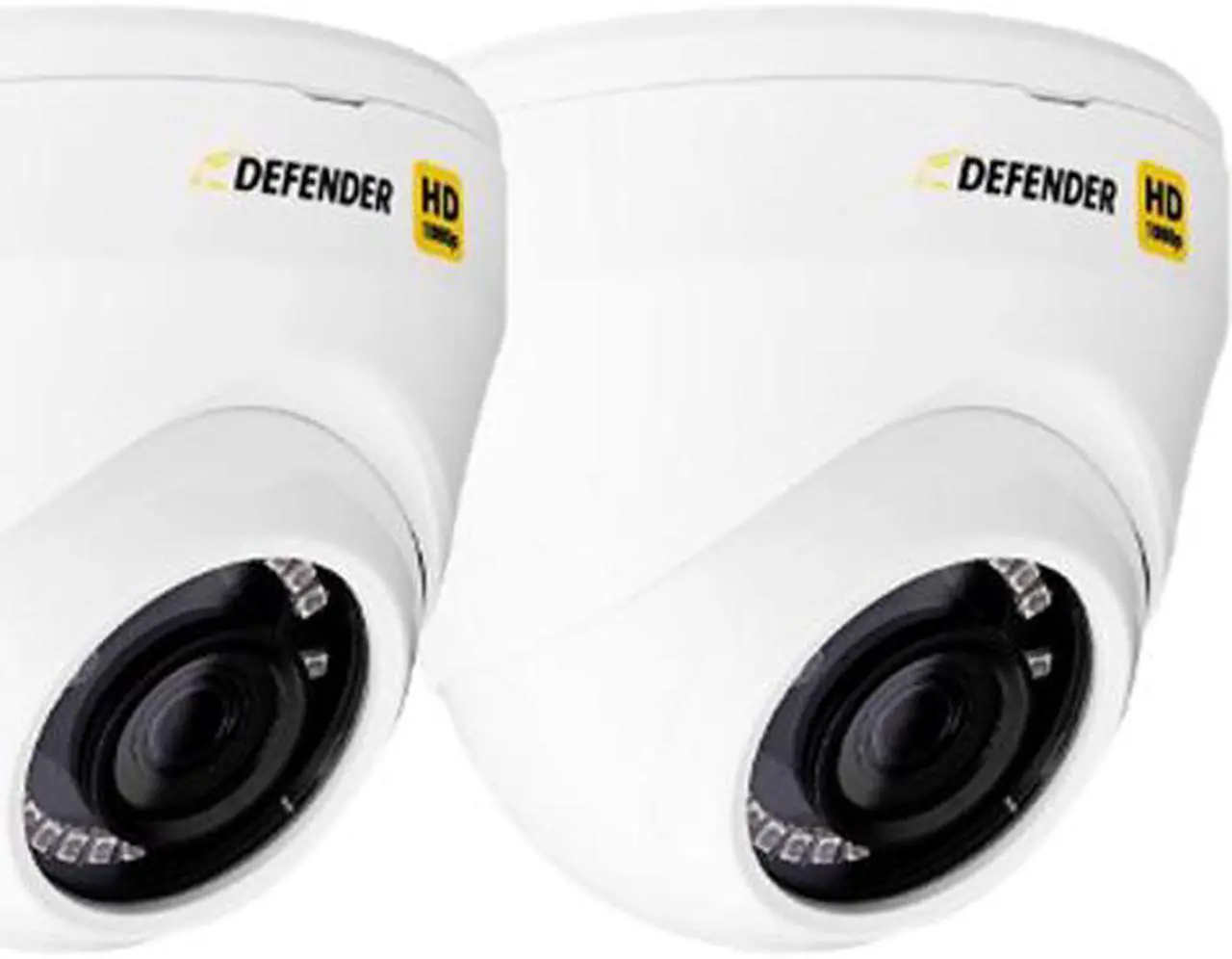 Defender HDCD2 HD 1080p Indoor / Outdoor 2 Pack Dome Security Cameras ...