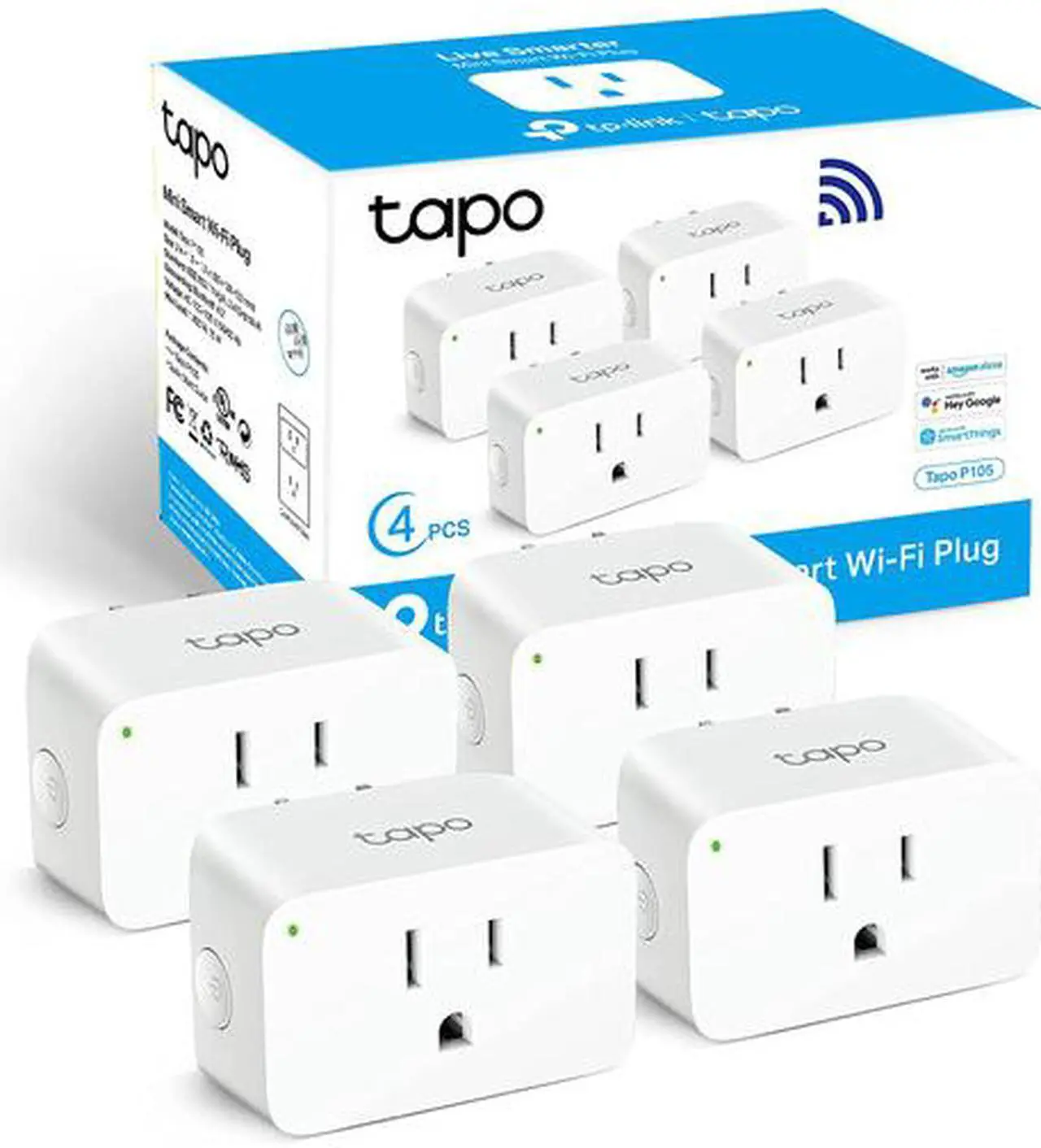 TP-Link Tapo Smart Plug Mini 15A, Smart Home Wi-Fi Plug, Super Easy ...
