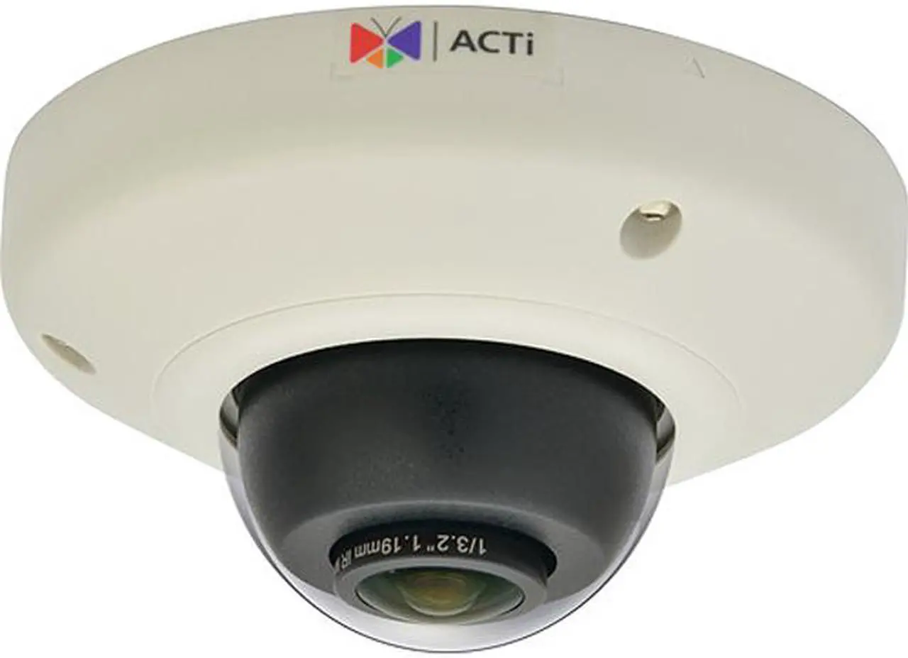 ACTi E98 10MP Indoor Mini Fisheye Dome with Basic WDR, Fixed lens ...