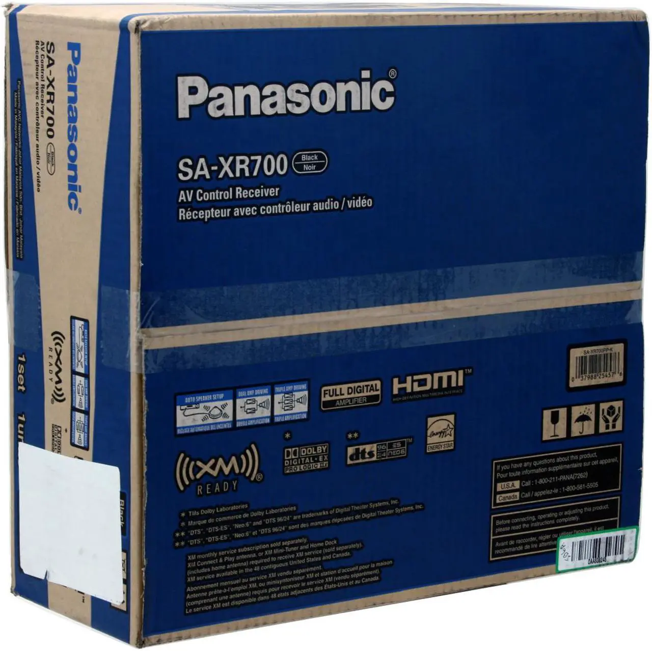 Panasonic SA-XR700 7.1-Channel Home Theater Receiver - Newegg.com
