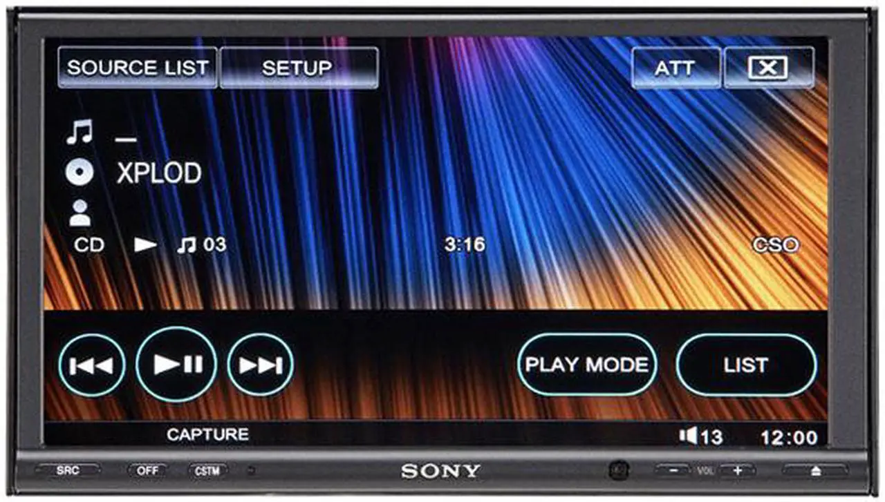 SONY Double DIN DVD Receiver W/7" LCD Monitor - Newegg.com