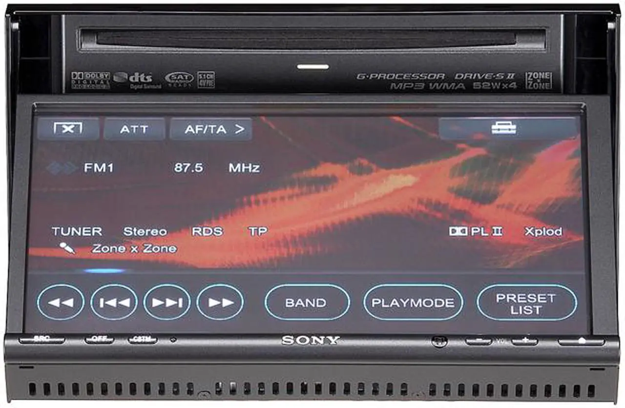 SONY Double DIN DVD Receiver W/7" LCD Monitor - Newegg.com