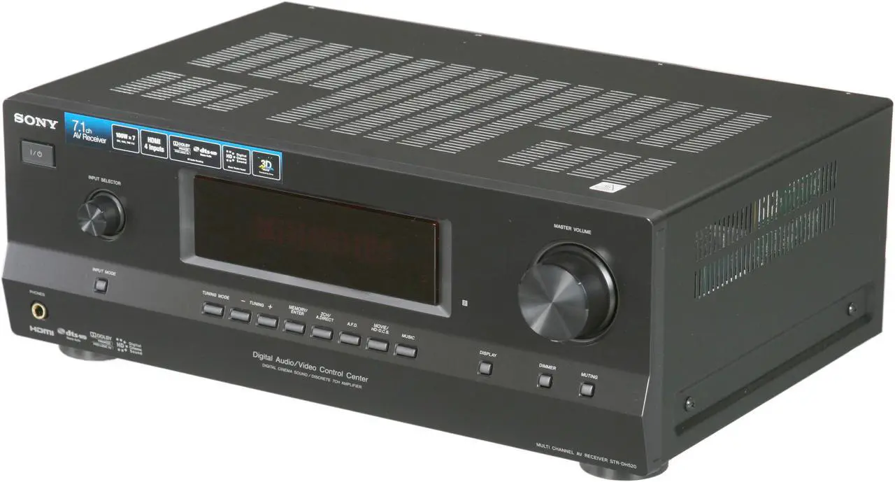Open Box: SONY STR-DH520 7.1-Channel 3D A/V Receiver - Newegg.com