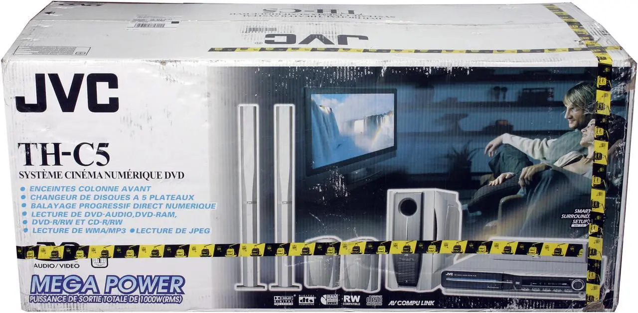 JVC TH-C5 5.1CH 5-DVD Home Theater System - Newegg.com