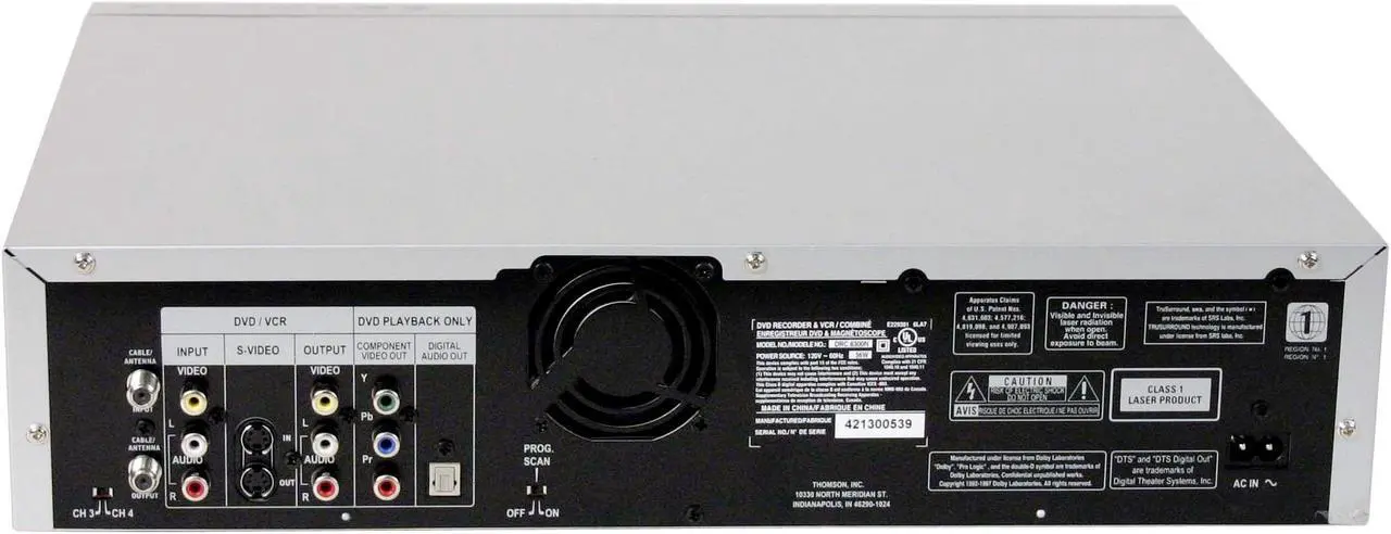 RCA DVD Recorder & VCR Combo DRC8300N - Newegg.com