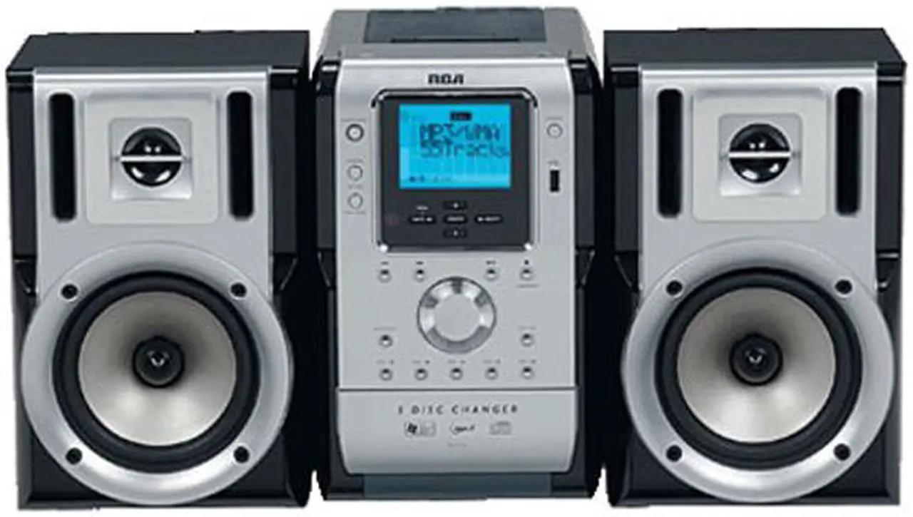 RCA CD 5-Disc Changer Shelf System RS2135i - Newegg.com