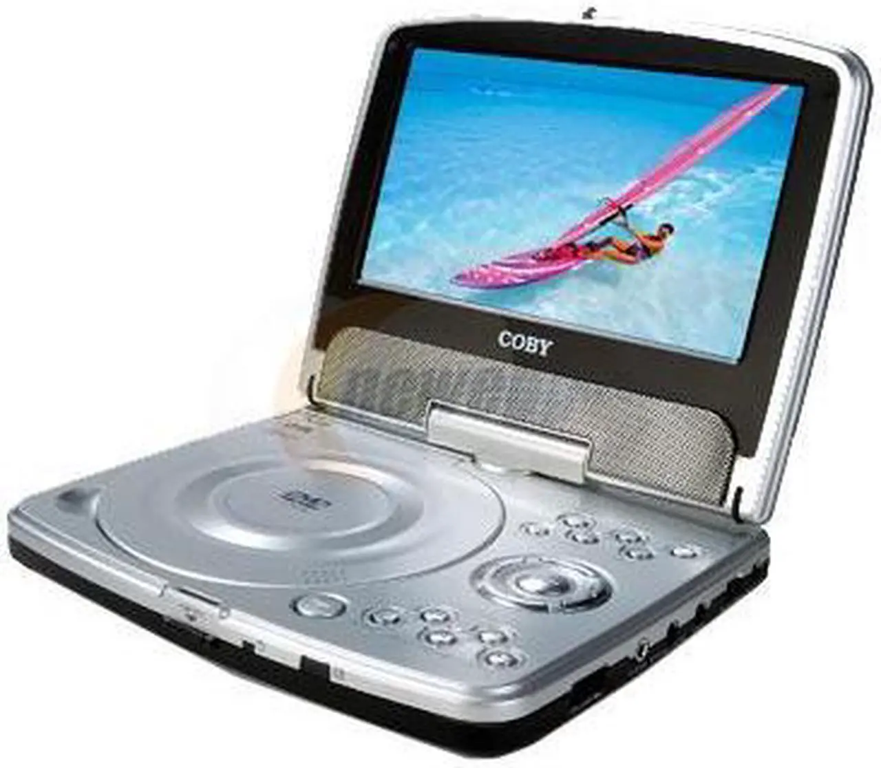 COBY TFDVD7333 Portable DVD/CD/MP3 Player With Swivel Screen - Newegg.com