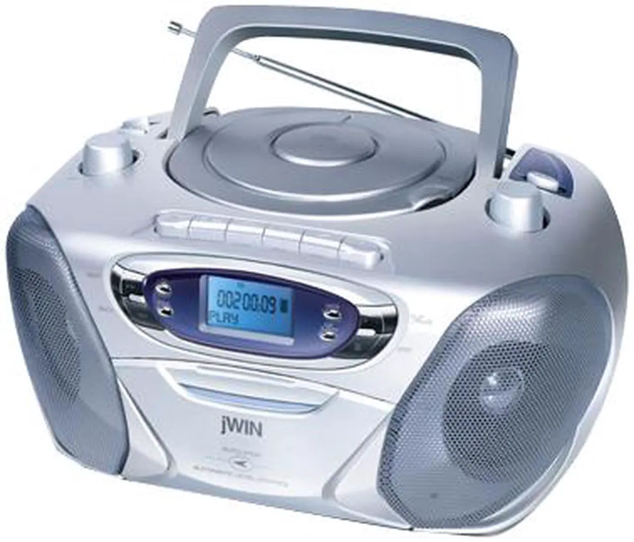 jWIN Portable CD/MP3 Player/Recorder With AM/FM Radio JX-CD472 - Newegg.com