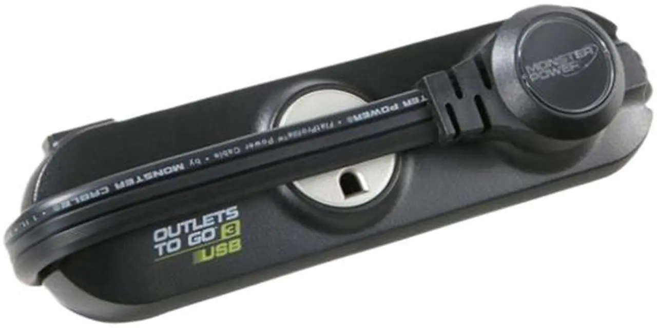 MONSTER MP OTG300 USB EFS Outlets To Go Power Strip with USB - 3 ...
