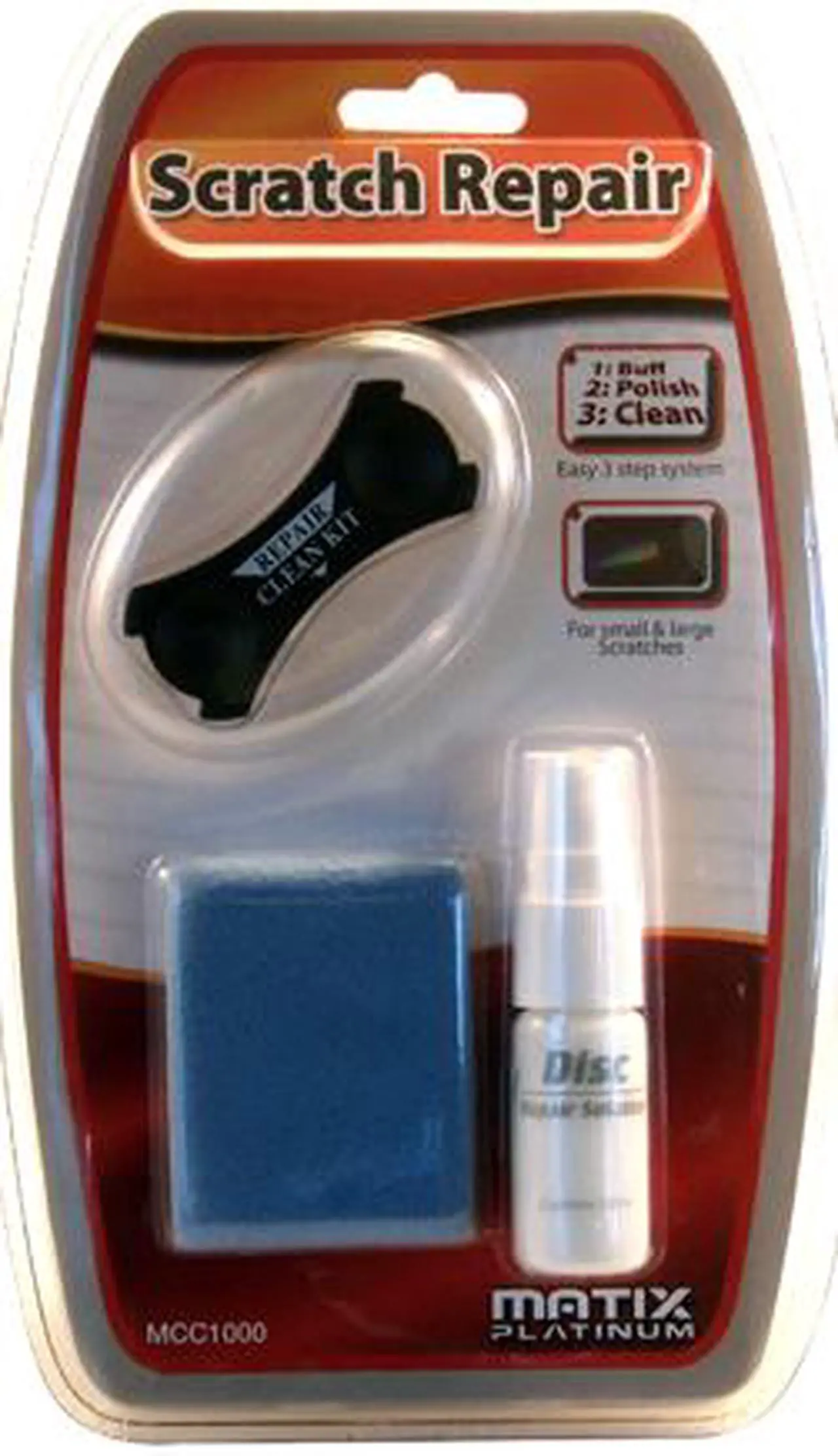 MATIX MCC1000 CD/DVD/Game Scratch Repair Kit - Newegg.com