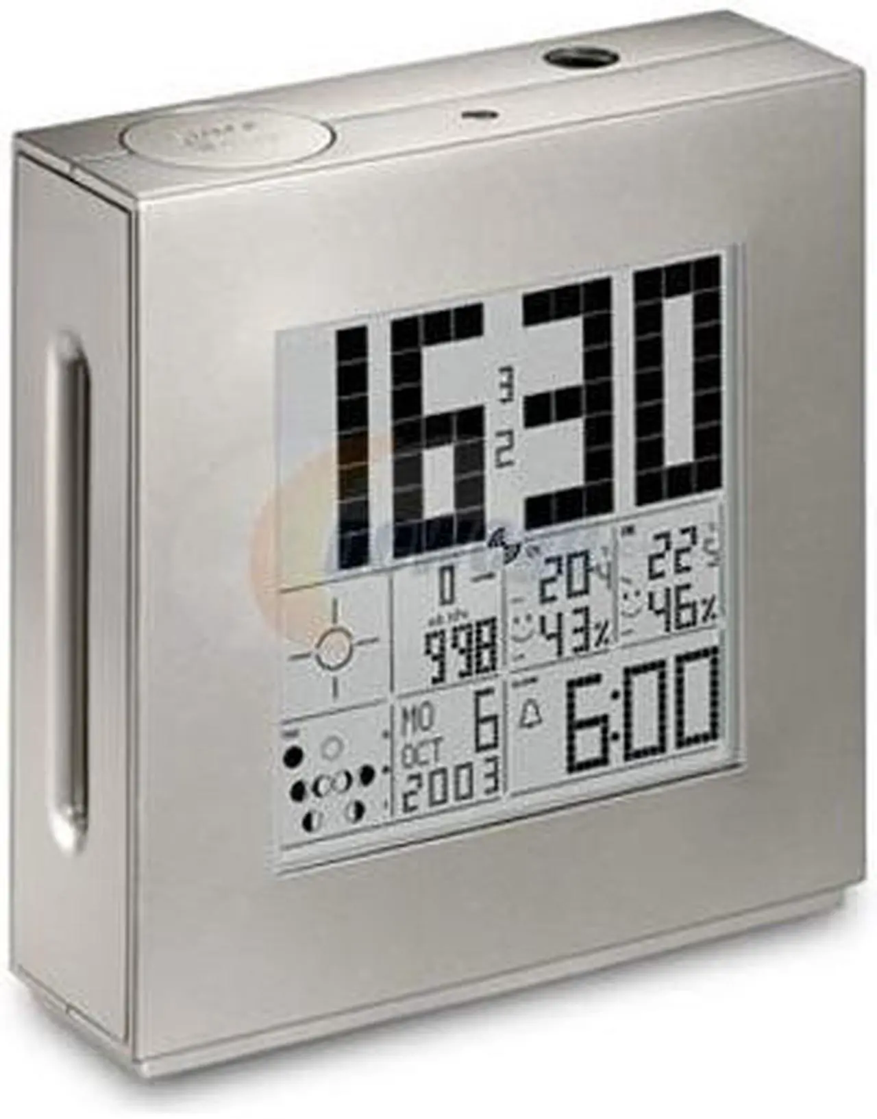 Oregon Scientific PSM02A-G Starck Medium Visual Clock - Gray - Newegg.com
