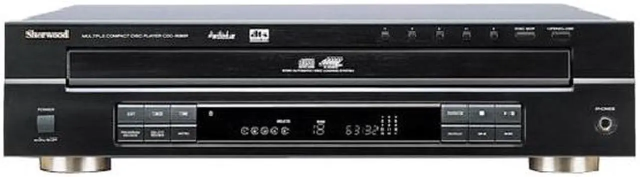 Sherwood CDC-5090R 5-Disc CD Player with 1 Bit D/A Converter - Newegg.com