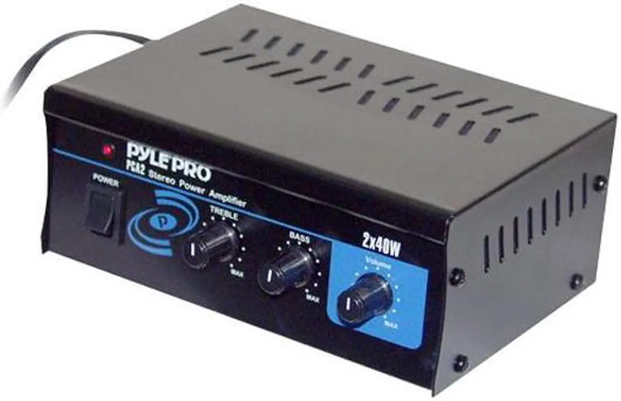 Pyle PCA2 Mini 2 x 40W Stereo Power Amplifier - Newegg.com