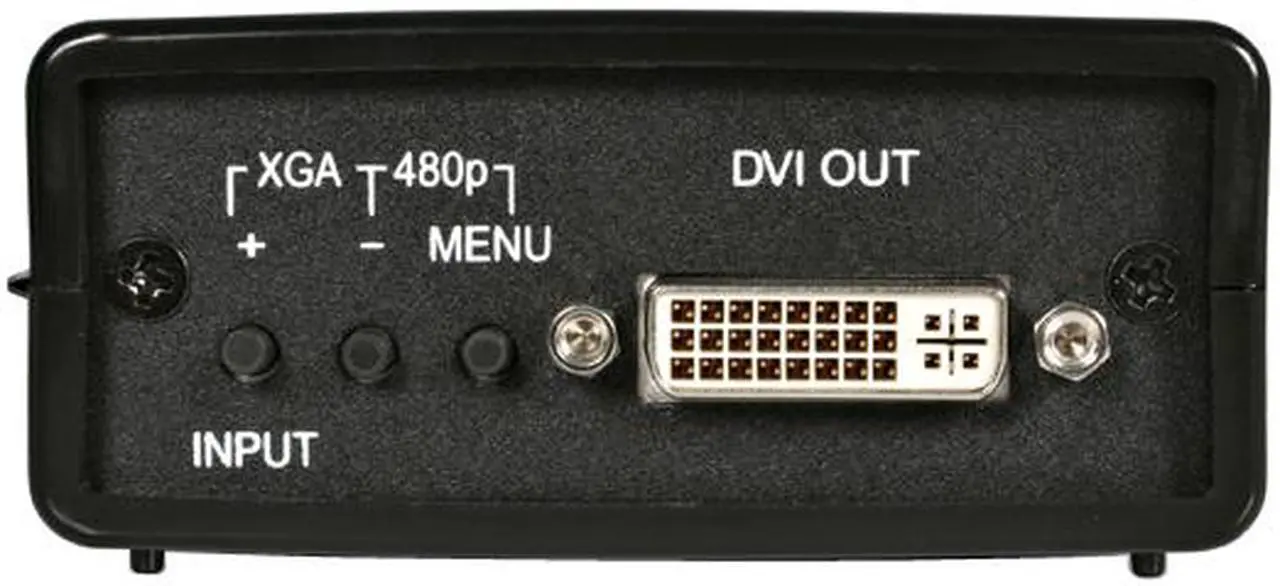 StarTech.com Composite/S-Video to DVI-D Video Converter with Scaler ...