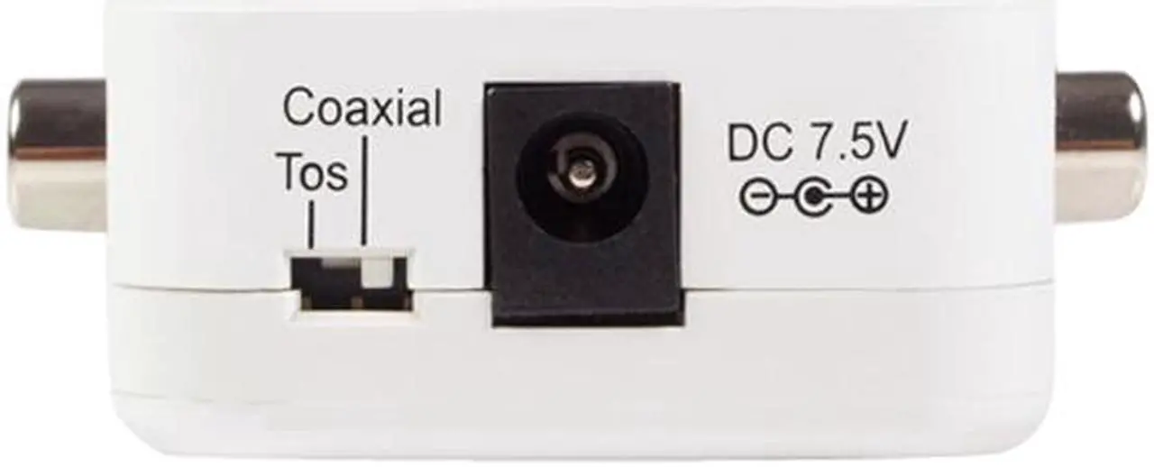 STARTECH.COM Two Way Digital Coax to Toslink Optical Audio Converter ...