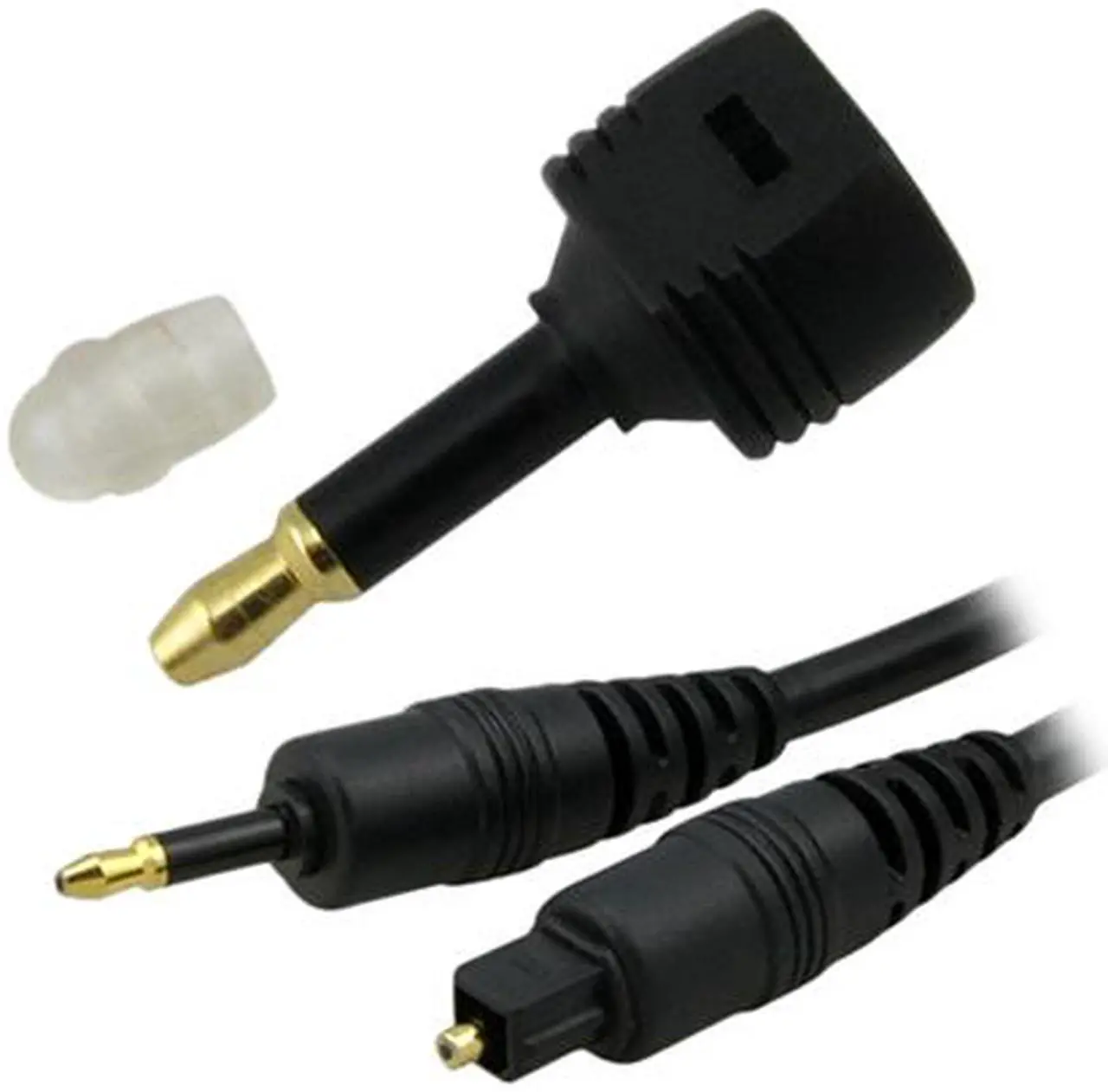 Optical Toslink Female to Mini Male Adapter+Optical Toslink Mini Cable ...