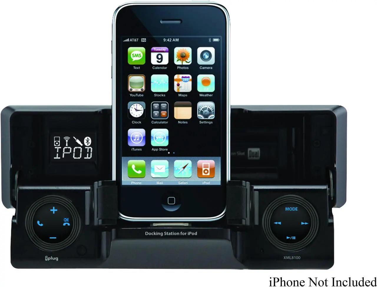 Dual AM/FM Receiver with iPod Dock, Bluetooth Ready - Newegg.com
