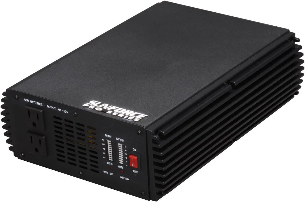 Sunforce 11230 650 Watt Pure Sine Wave Inverter - Newegg.com
