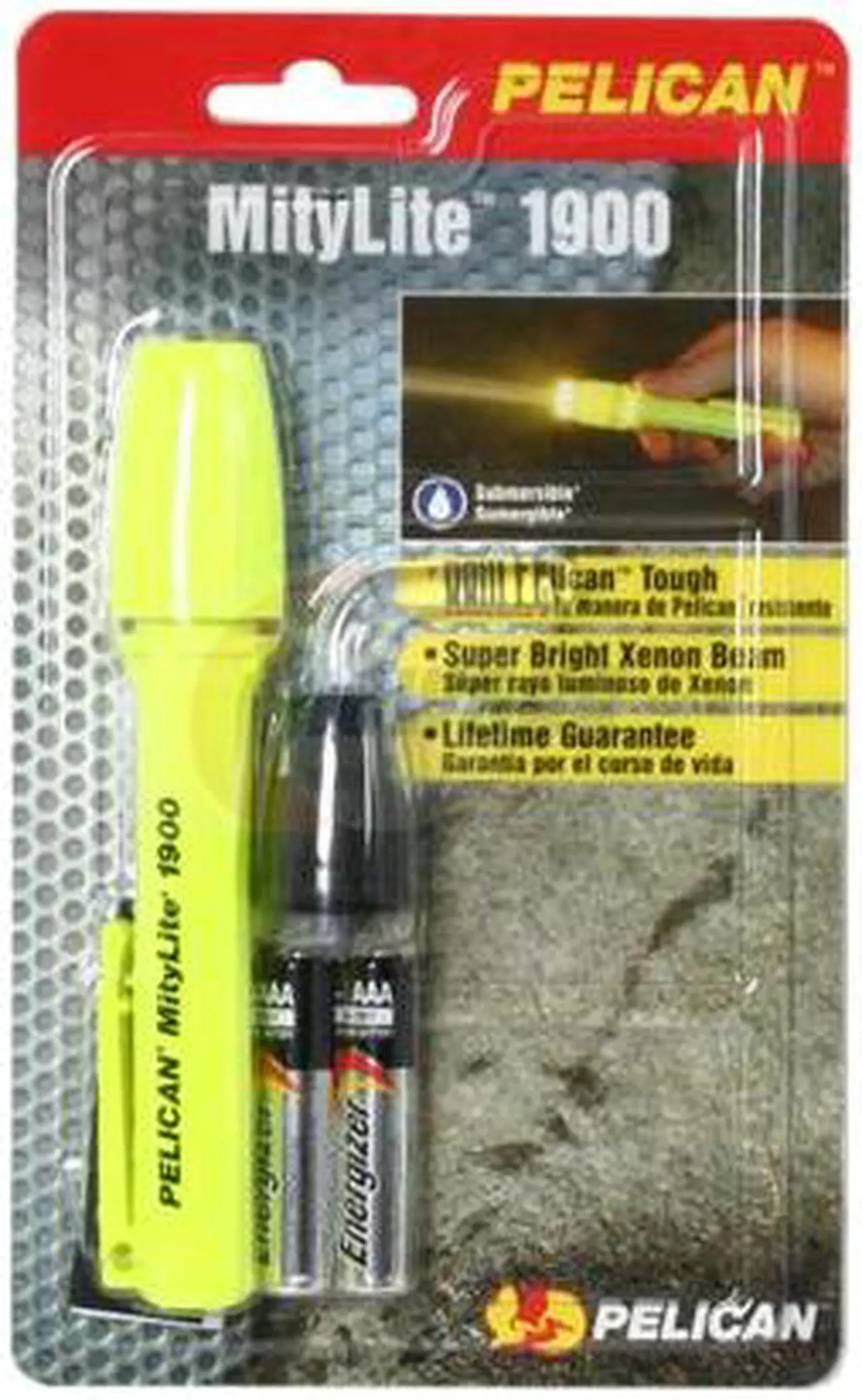 Pelican 1900-015-245 MityLite 1900 Flashlight, Yellow - Newegg.com