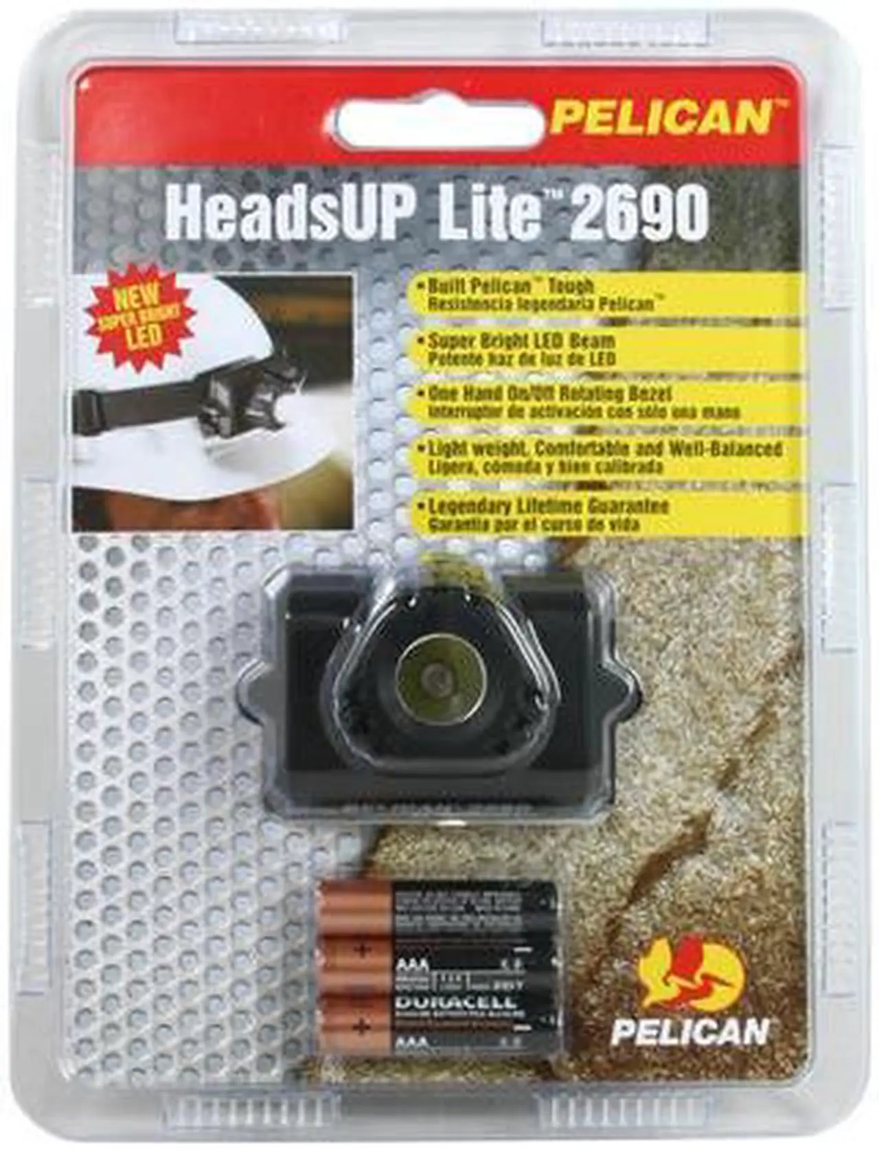 Pelican 2690-030-110 HeadsUp Lite 2690 LED Flashlight - Newegg.com