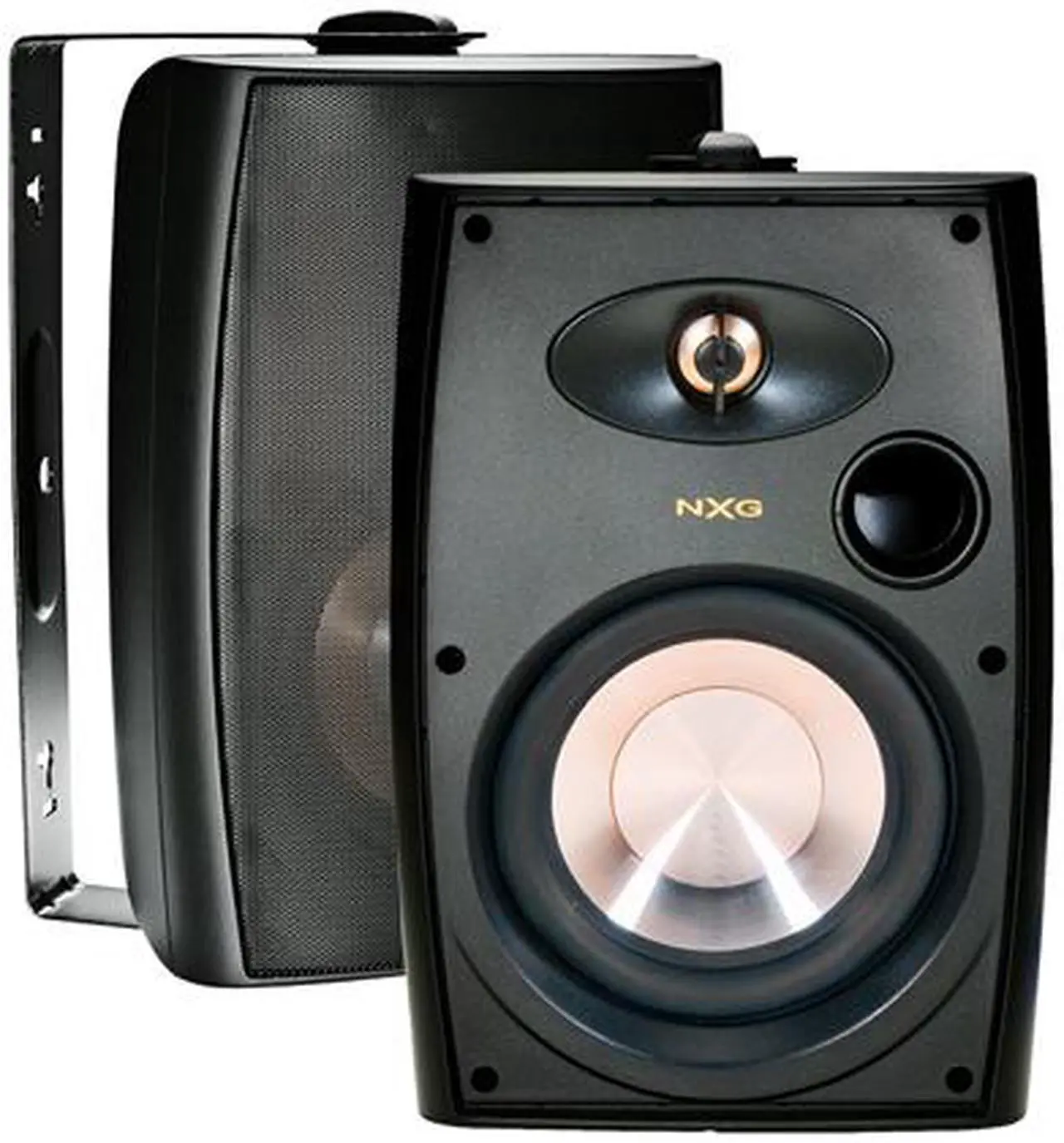 NXG Technology NX-AW5B 5.25" 2-way Indoor/Outdoor Speaker System (Black ...