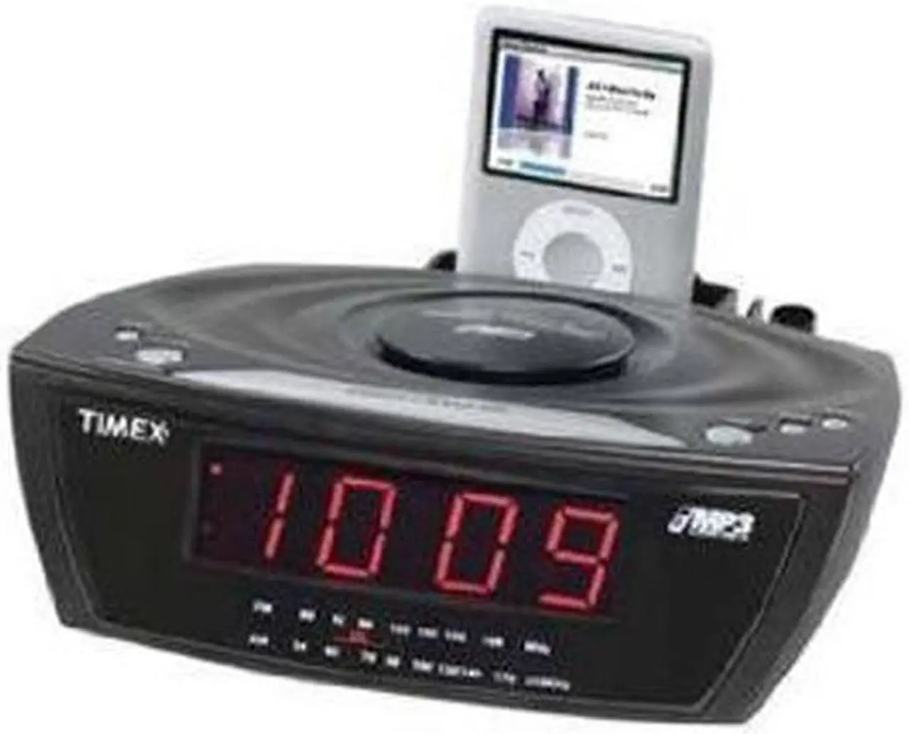Timex T227B Alarm Clock Radio with MP3 Line In Black - Newegg.com