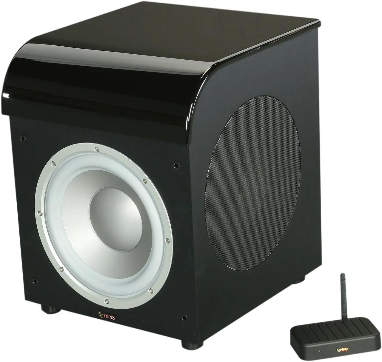 Infinity PSW310WBK High-Gloss Black 400W Wireless Powered Subwoofer ...