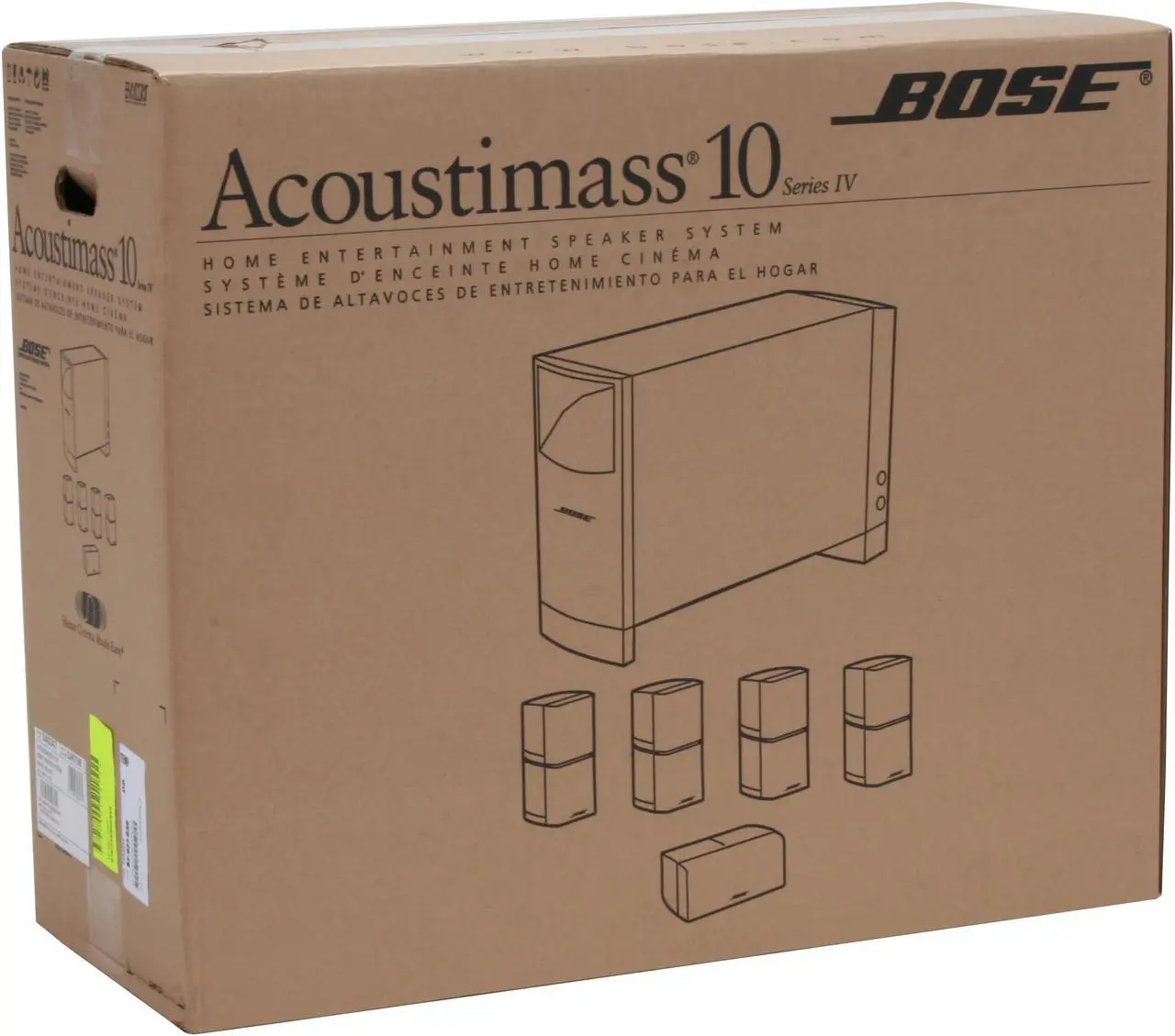 BOSE® Acoustimass® 10 Series IV Home Entertainment Speaker System White - Newegg.com