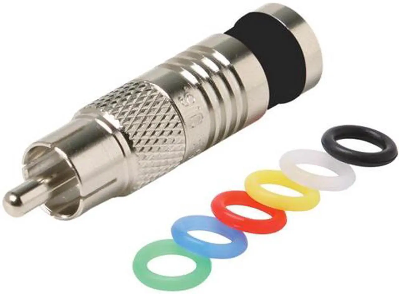 RG59 RCA Nickel PermaSeal-I Compression Connector - Newegg.com