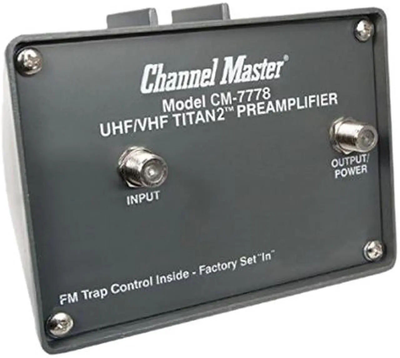 Channel Master CM-7778 Titan2 VHF/UHF Preamplifier with Power Supply ...