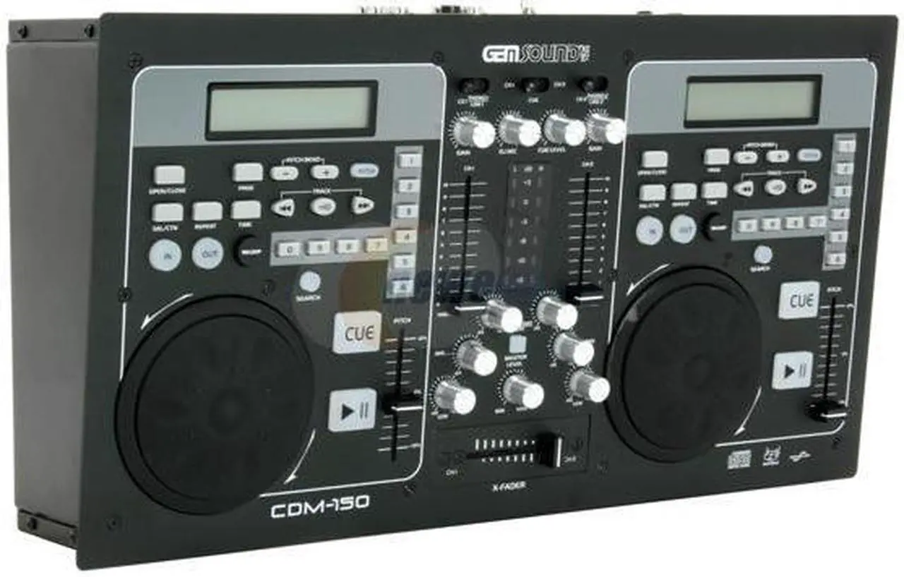 GEM SOUND CDM-150 Dual CD Player with Mixer - Newegg.com
