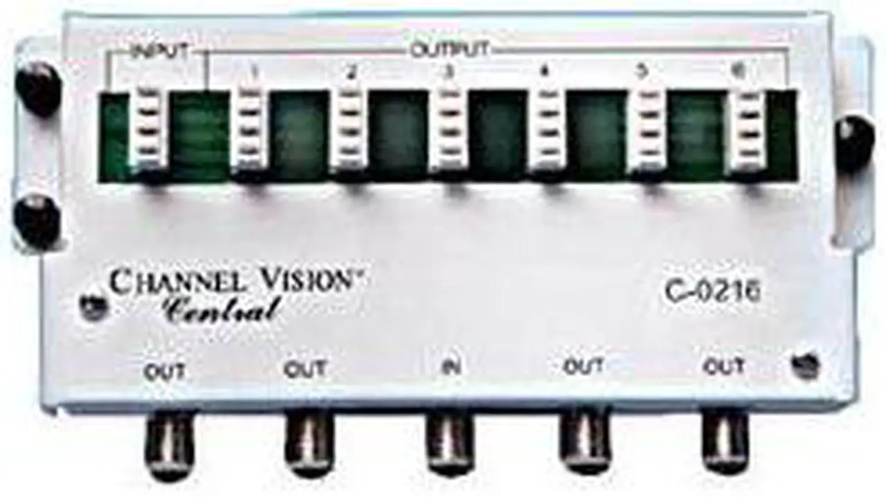 CHANNEL VISION C-0216 Basic Service Module, 4-Way RF Splitter - Newegg.com