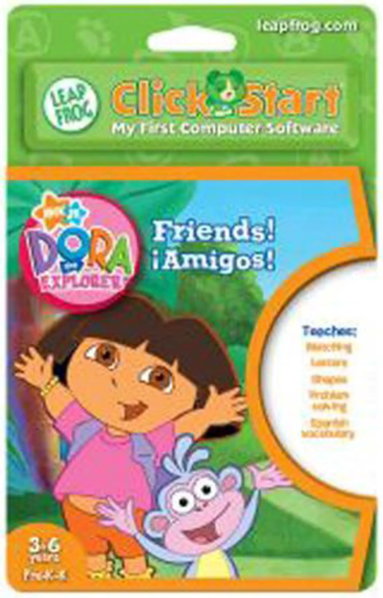 LeapFrog 22653 ClickStart Dora the Explorer: Friends! Amigos! - Newegg.com