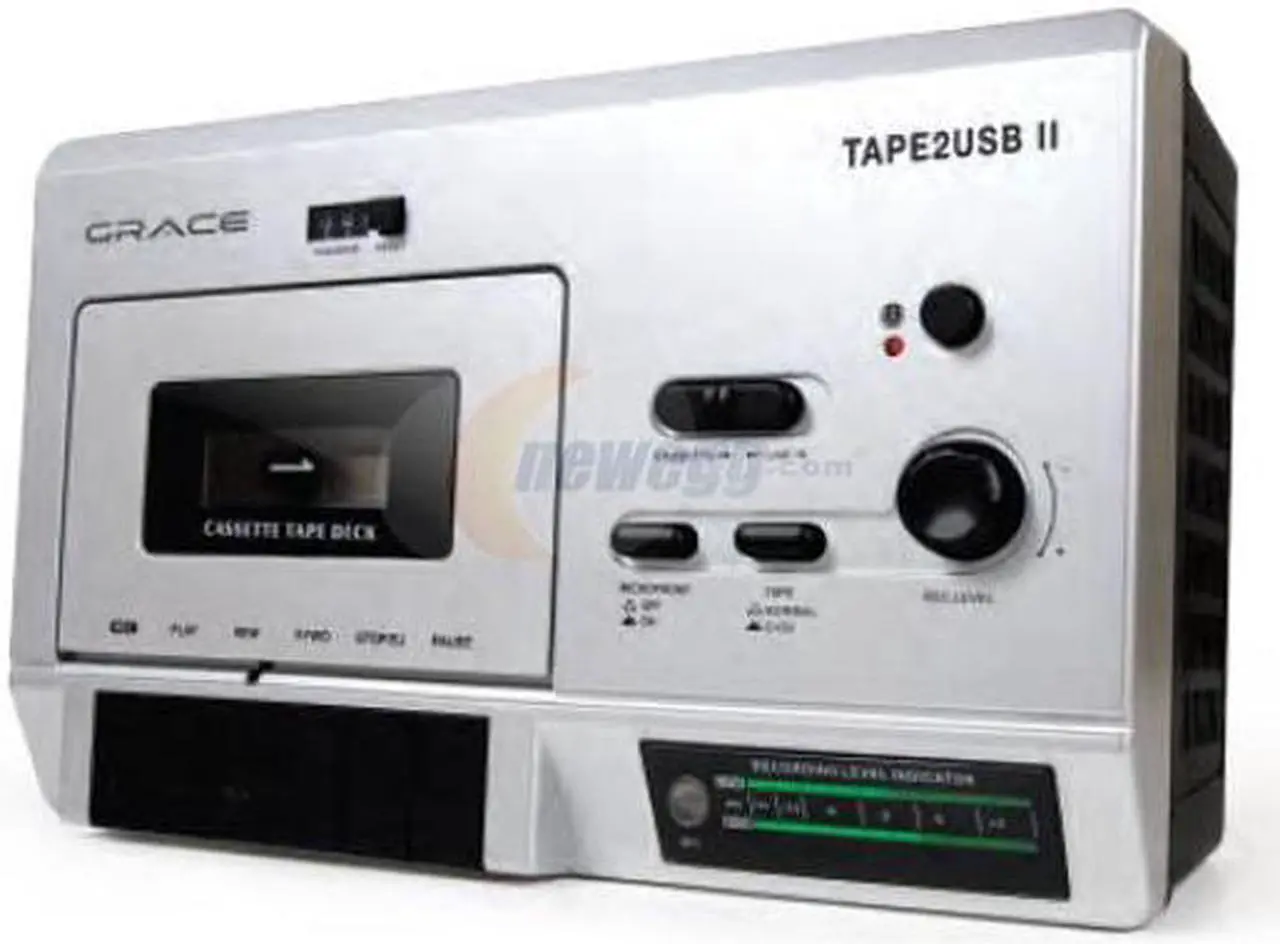 Grace GDI-T2USB200 Tape 2 USB II- USB cassette player w/ built in mic ...