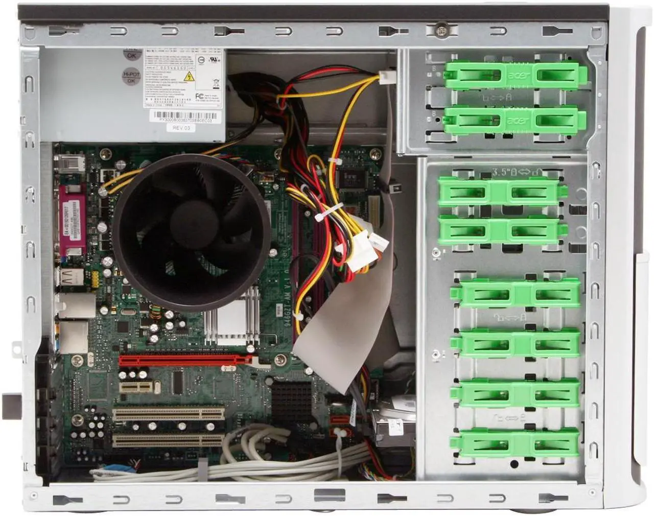 Acer Desktop PC Power APFH-EC3520P Intel Celeron D 352 512MB DDR2 80GB ...