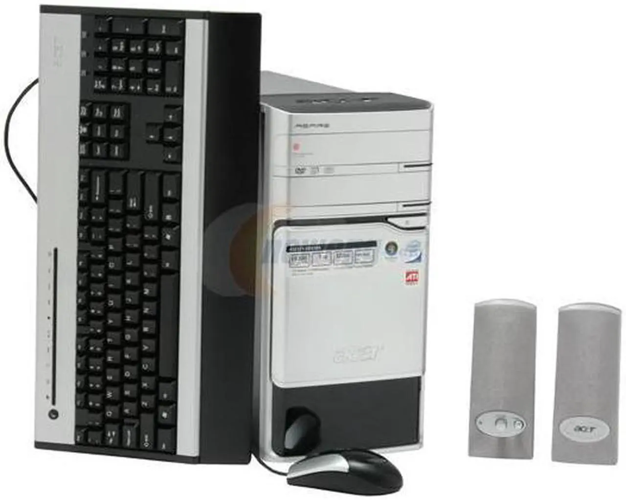 Acer Desktop PC Aspire ASE571-ED630A Intel Core 2 Duo E6300 1GB DDR2 ...