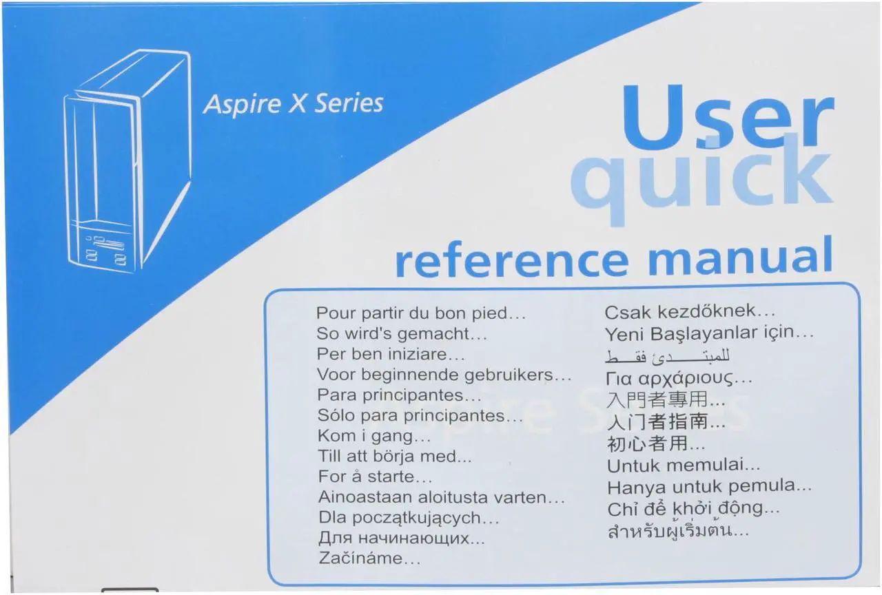 Acer Desktop PC Aspire AX1200-ED5200A 5200+ 3GB DDR2 640GB HDD Windows ...
