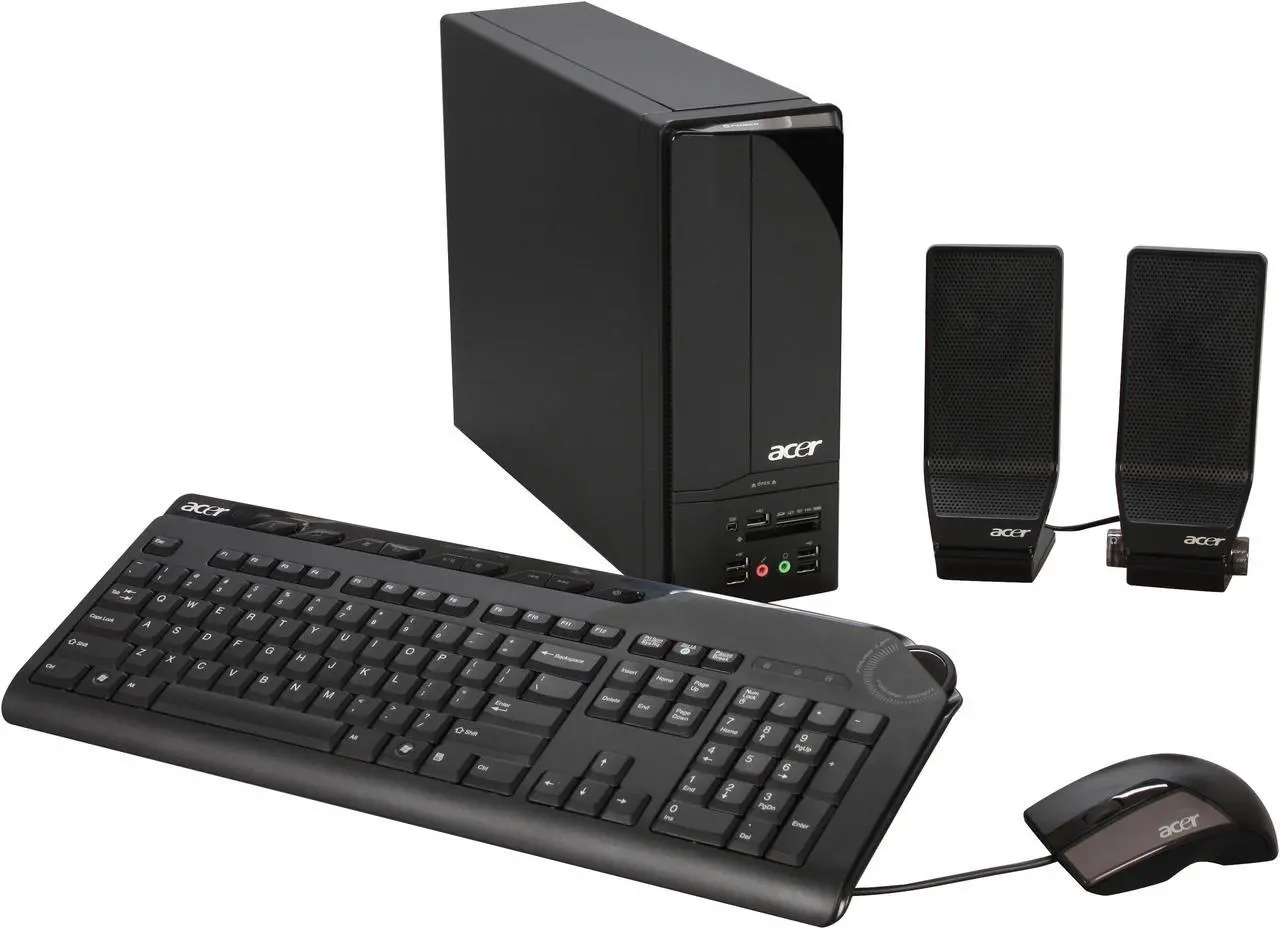 Acer Desktop PC Aspire AX3200-U3600A AMD Phenom X3 8400 4GB DDR2 320GB ...