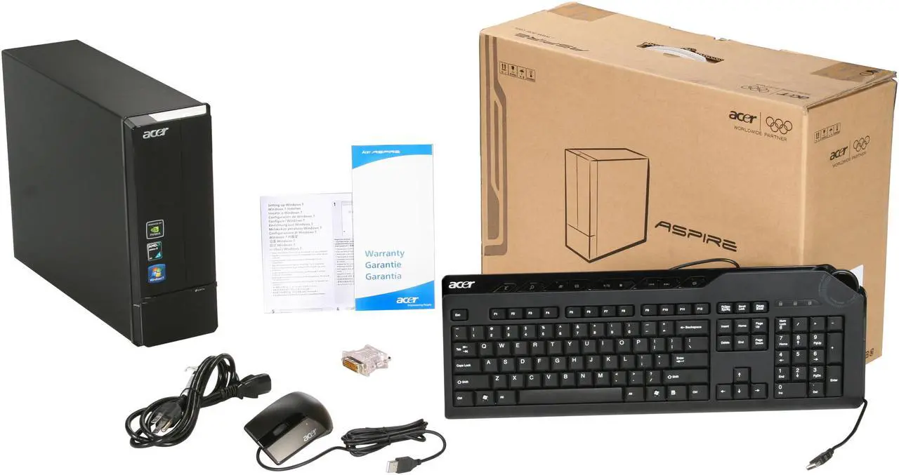 Acer Desktop PC Aspire AX1301-U9052 AMD Athlon II X2 215 4GB DDR2 750GB ...