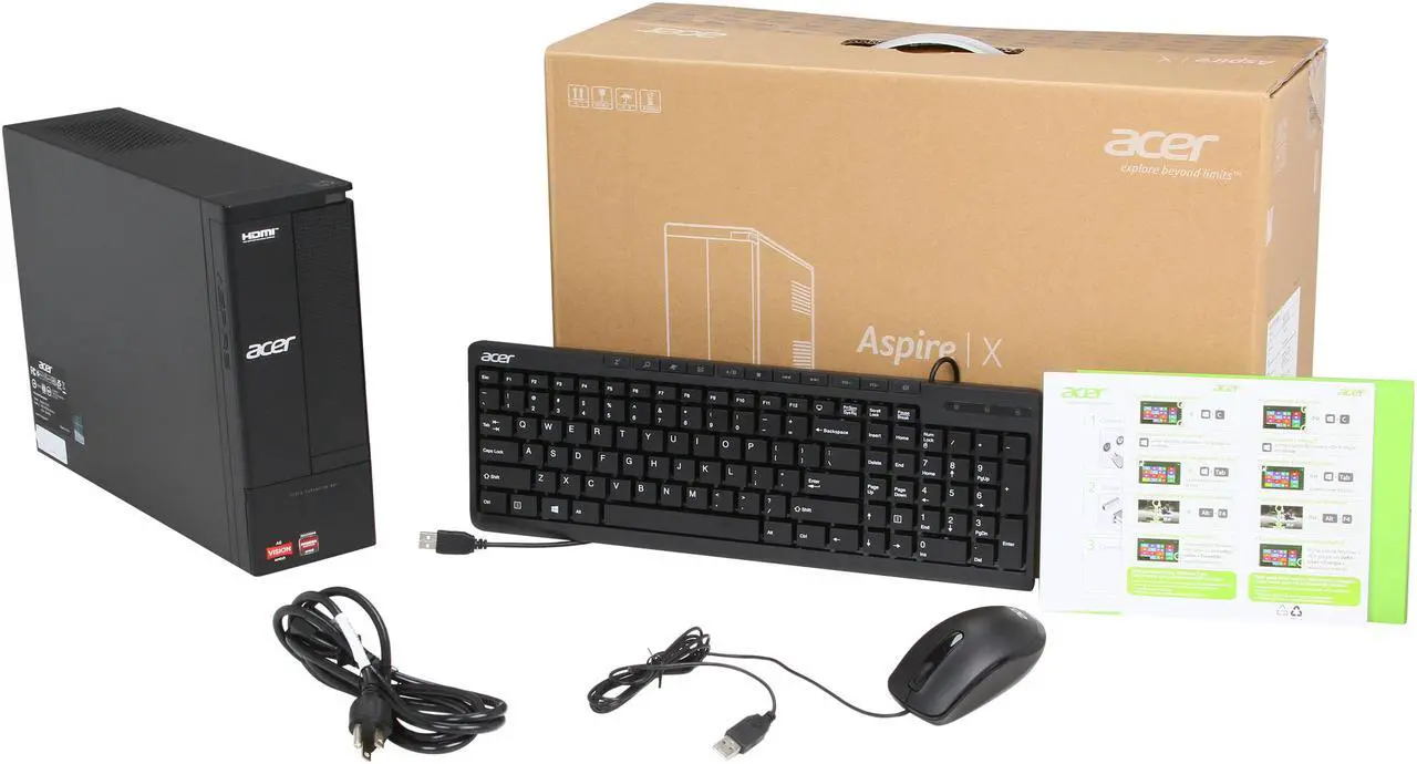 Acer Desktop PC Aspire X AX1470-UR26 (DT.SLQAA.004) AMD A6-3620 4GB ...
