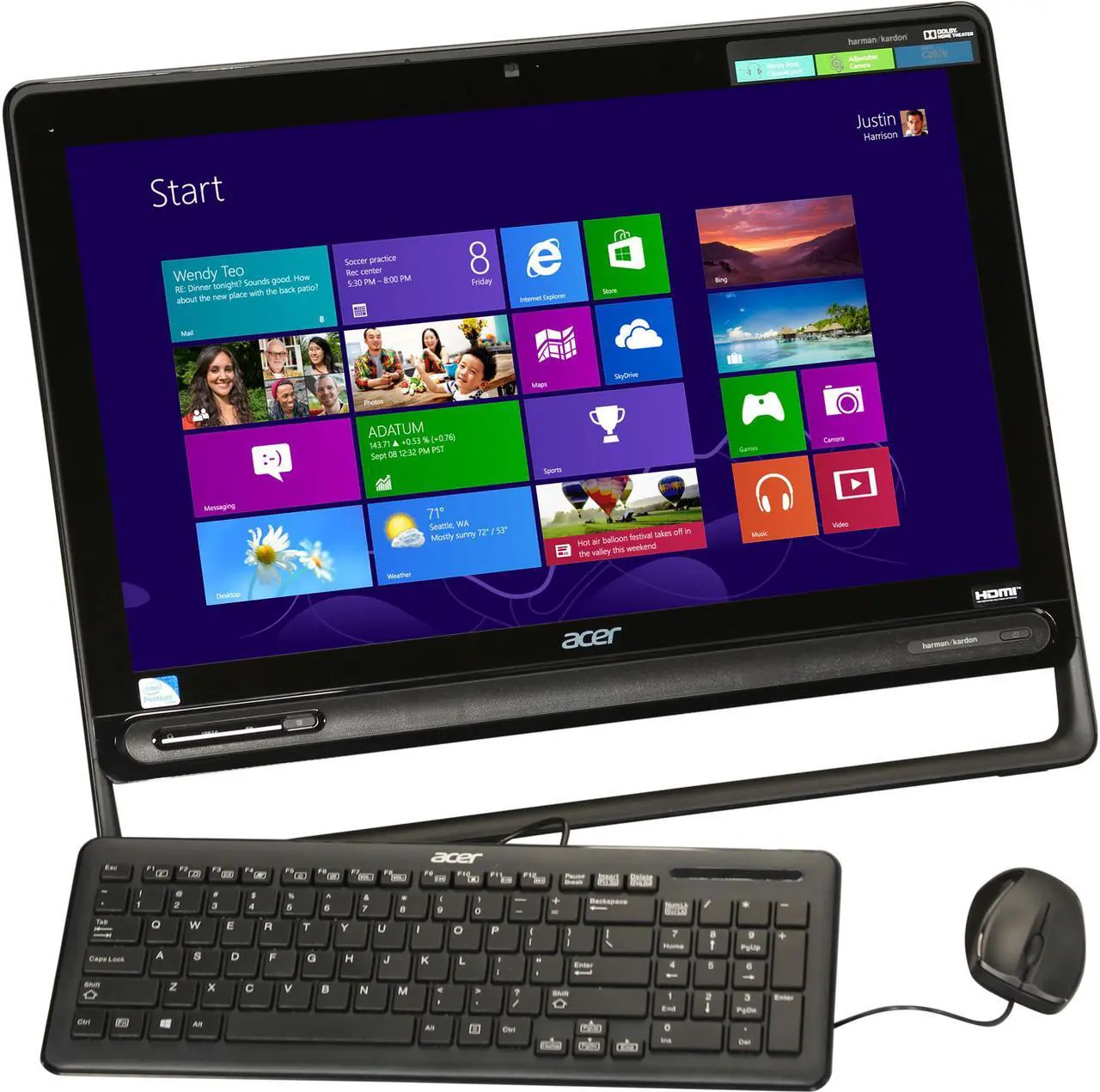 Acer All-in-One PC Aspire AZ3-605-UR20 (DQ.SQGAA.001) Intel Pentium ...