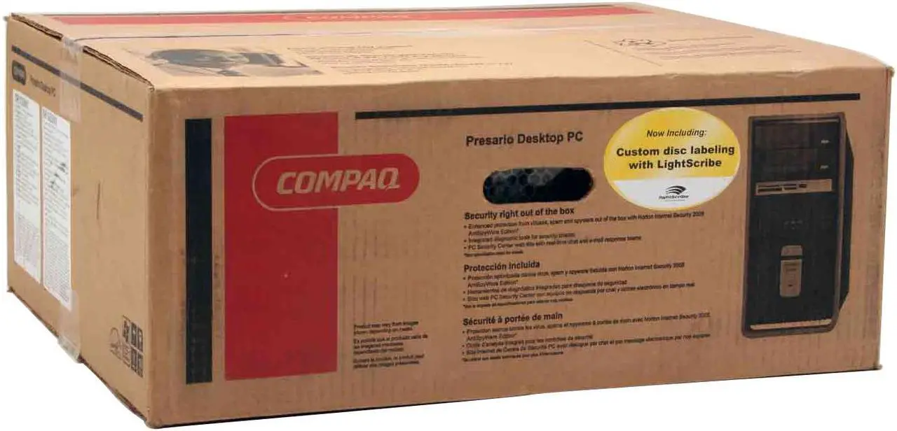 COMPAQ Desktop PC Presario SR1625NX(ER100AA) 3200+ 1GB DDR 160GB HDD ...