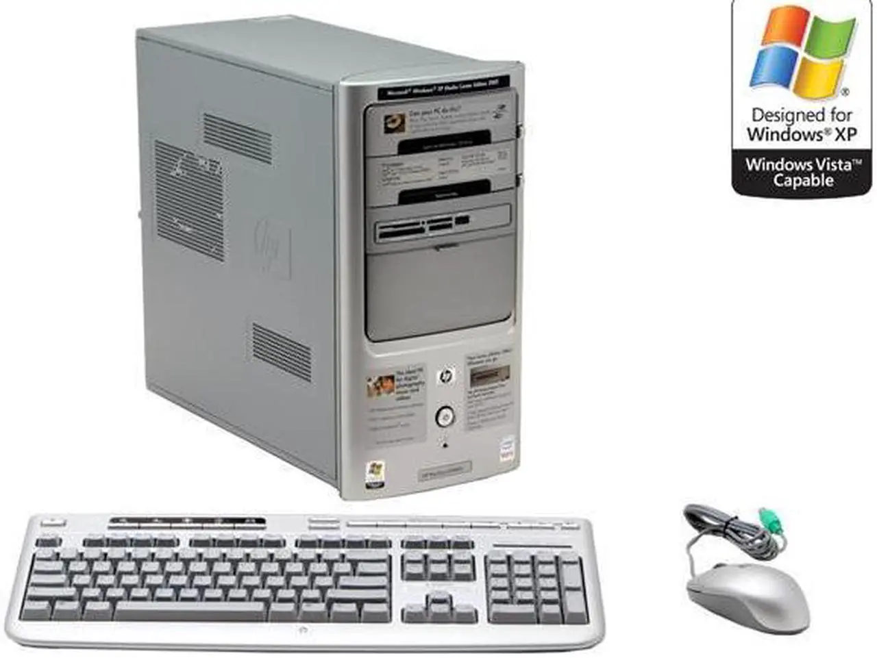 Open Box: HP Desktop PC Pavilion a1640n(RC663AA) Intel Core 2 Duo E6300 ...