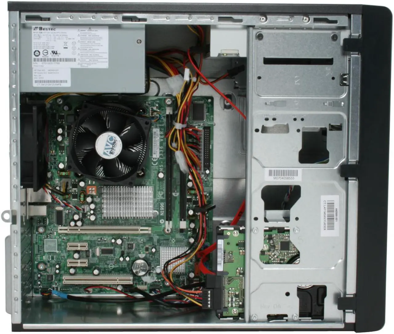 HP Compaq Desktop PC dx2300(RT836UT#ABA) Intel Celeron D 347 512MB DDR2 ...