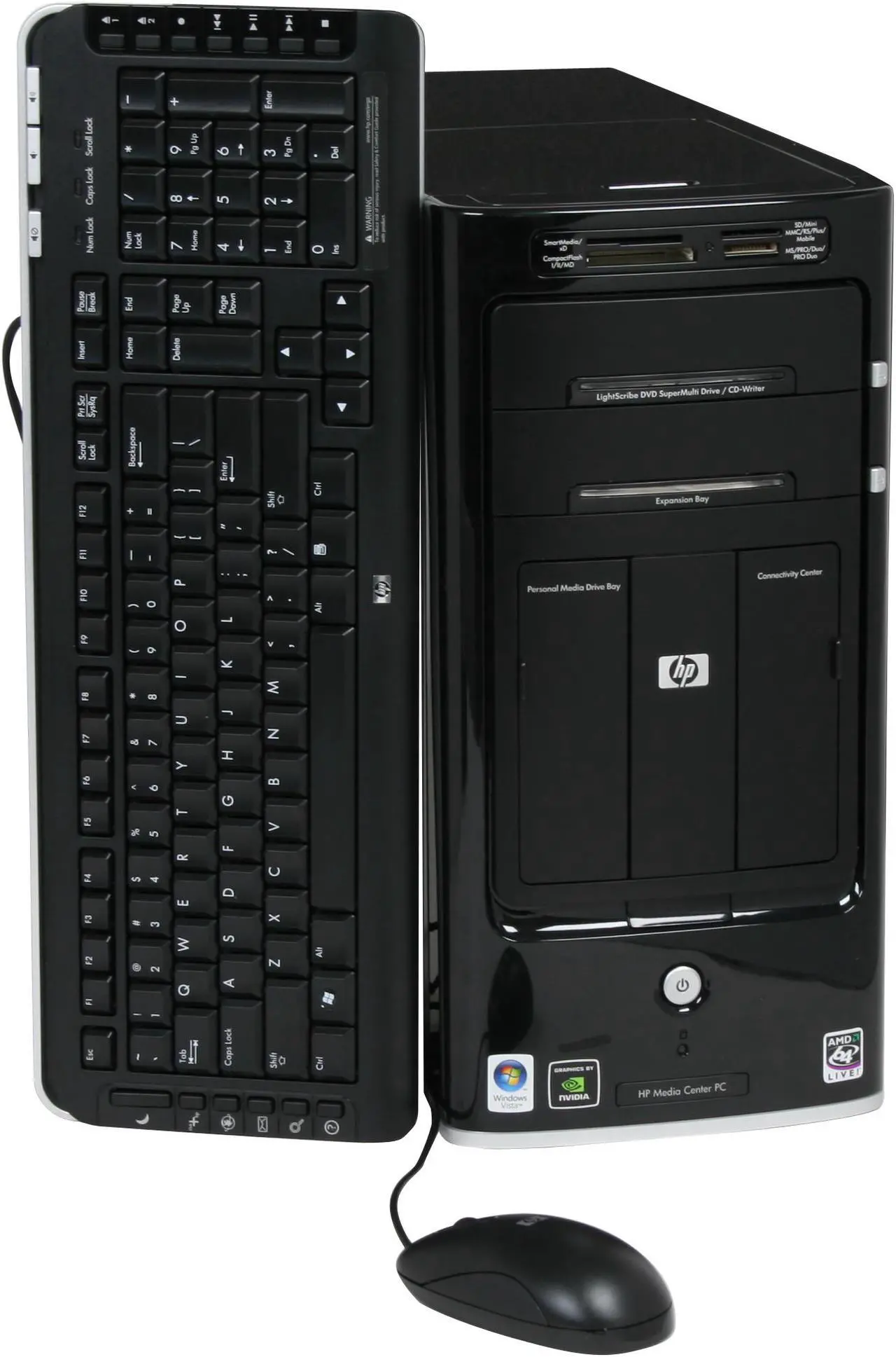 HP Desktop PC Pavilion M8330F(GX612AA) AMD Phenom X4 9500 3GB DDR2 ...