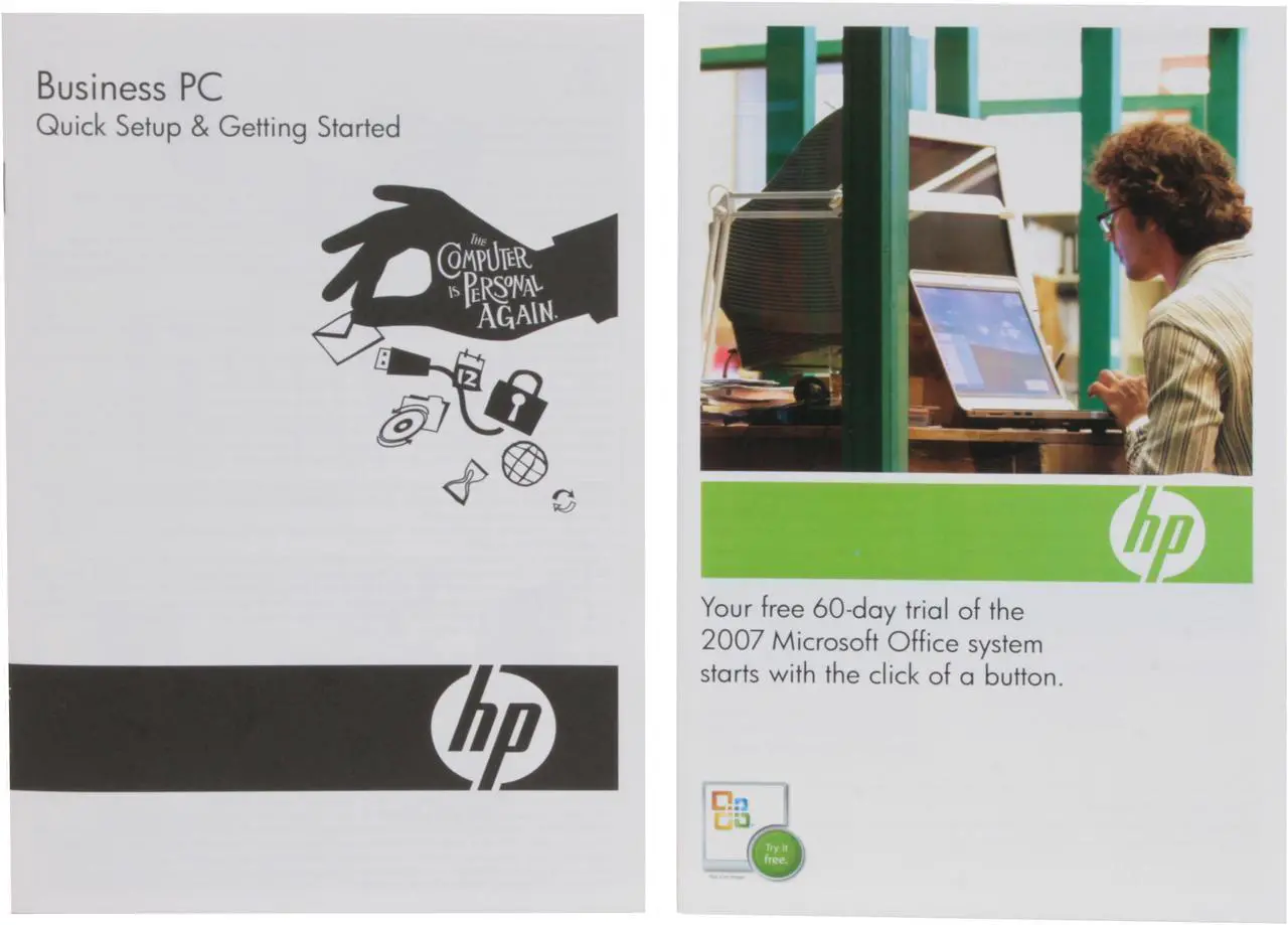 HP Compaq Desktop PC dx2450(KA409UT#ABA) AMD Athlon X2 4450B 1GB DDR2 ...