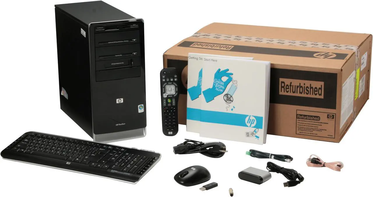 Refurbished: HP Desktop PC Pavilion A6257C(GN709AAR) Intel Core 2 Duo ...