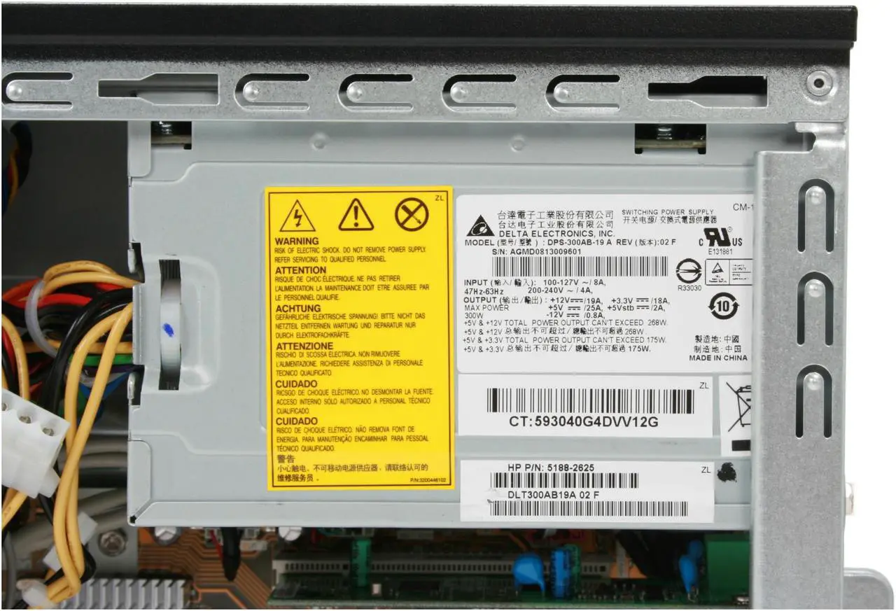 HP Desktop PC Pavilion A6530F(KQ496AA) AMD Phenom X3 8450 4GB DDR2 ...